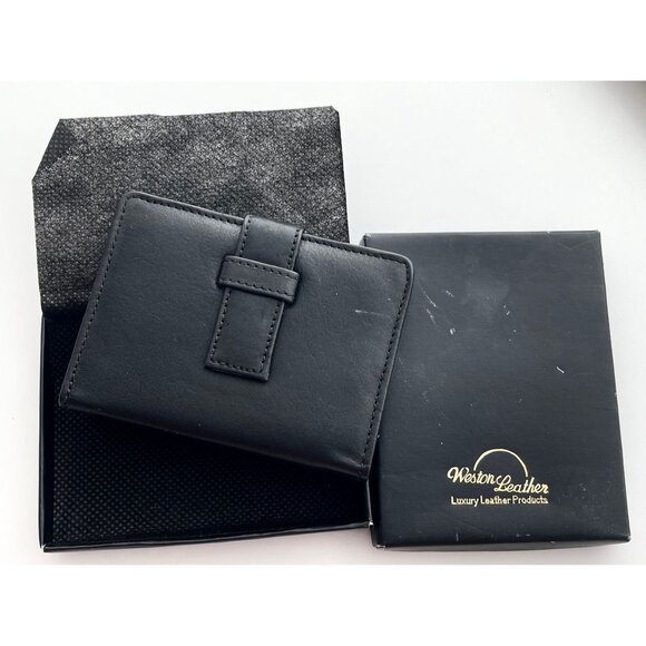 Weston Leather | Bags | Weston Genuine Leather Small Folio For Photos ...